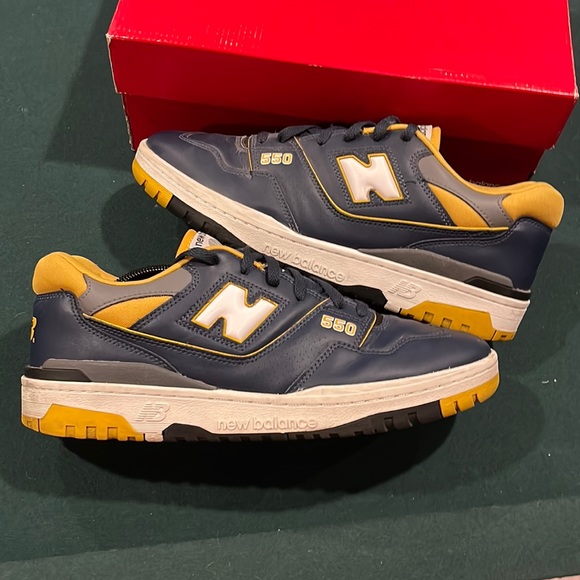 New Balance | Shoes | New Balance 55 Navy Blue Gold | Poshmark